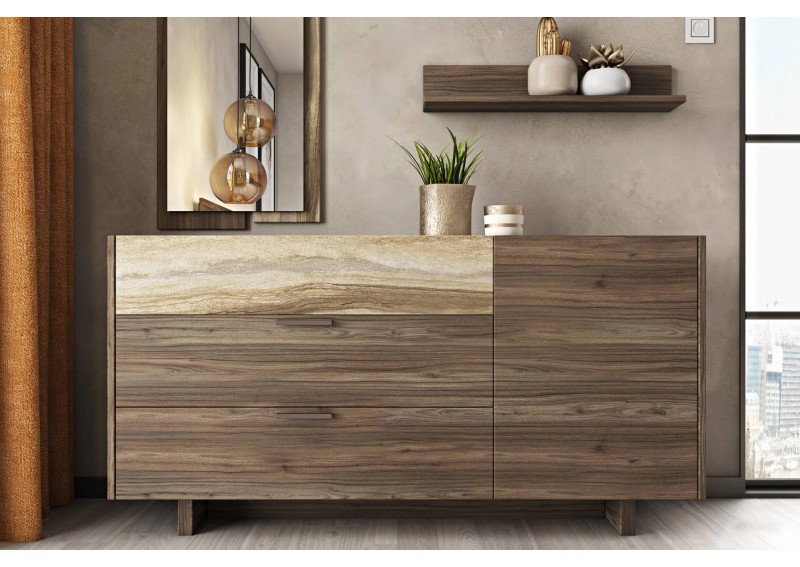 ΣΥΡΤΑΡΙΕΡΑ ΜΕ ΝΤΟΥΛΑΠΙ LIGHT BROWN RUSTIC OAK