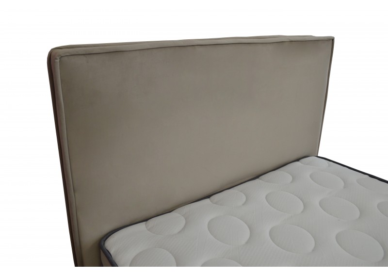 ΚΡΕΒΑΤΙ ΗΜΙΔΙΠΛΟ ΜΕ ΑΠΟΘΗΚΕΥΤΙΚΟ ΧΩΡΟ ΥΦΑΣΜΑ ΜΠΕΖ ΓΙΑ ΣΤΡΩΜΑ 120Χ200