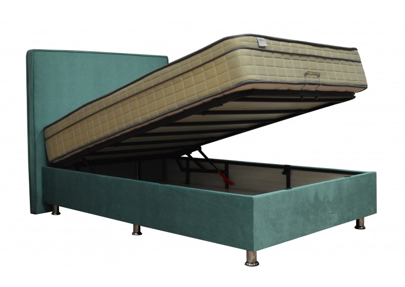 ΚΡΕΒΑΤΙ ΗΜΙΔΙΠΛΟ ΜΕ ΑΠΟΘΗΚΕΥΤΙΚΟ ΧΩΡΟ ΥΦΑΣΜΑ ΜΕΝΤΑ ΓΙΑ ΣΤΡΩΜΑ 120Χ200