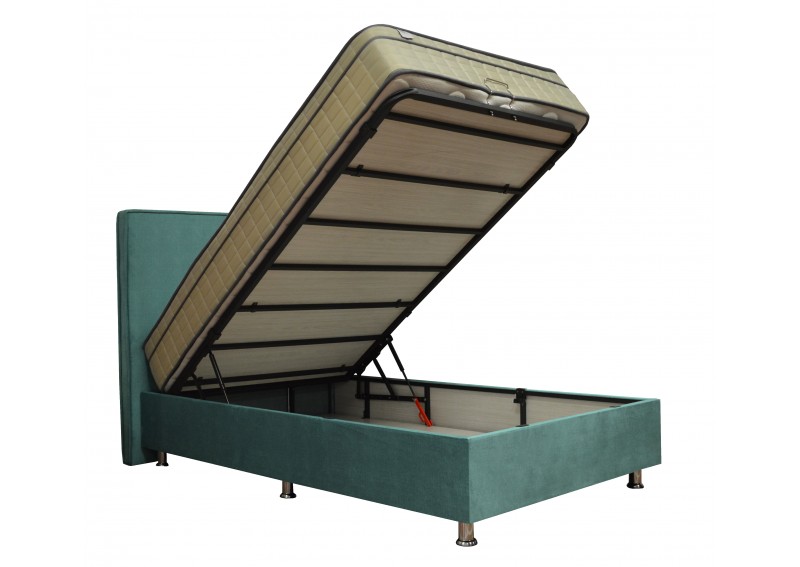 ΚΡΕΒΑΤΙ ΗΜΙΔΙΠΛΟ ΜΕ ΑΠΟΘΗΚΕΥΤΙΚΟ ΧΩΡΟ ΥΦΑΣΜΑ ΜΕΝΤΑ ΓΙΑ ΣΤΡΩΜΑ 120Χ200