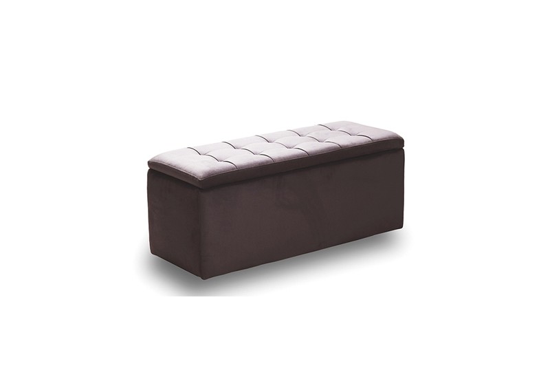 ΣΚΑΜΠΩ ΥΦΑΣΜΑ VELVET ΚΑΦΕ ΜΕ ΑΠΟΘΗΚΕΥΤΙΚΟ ΧΩΡΟ
